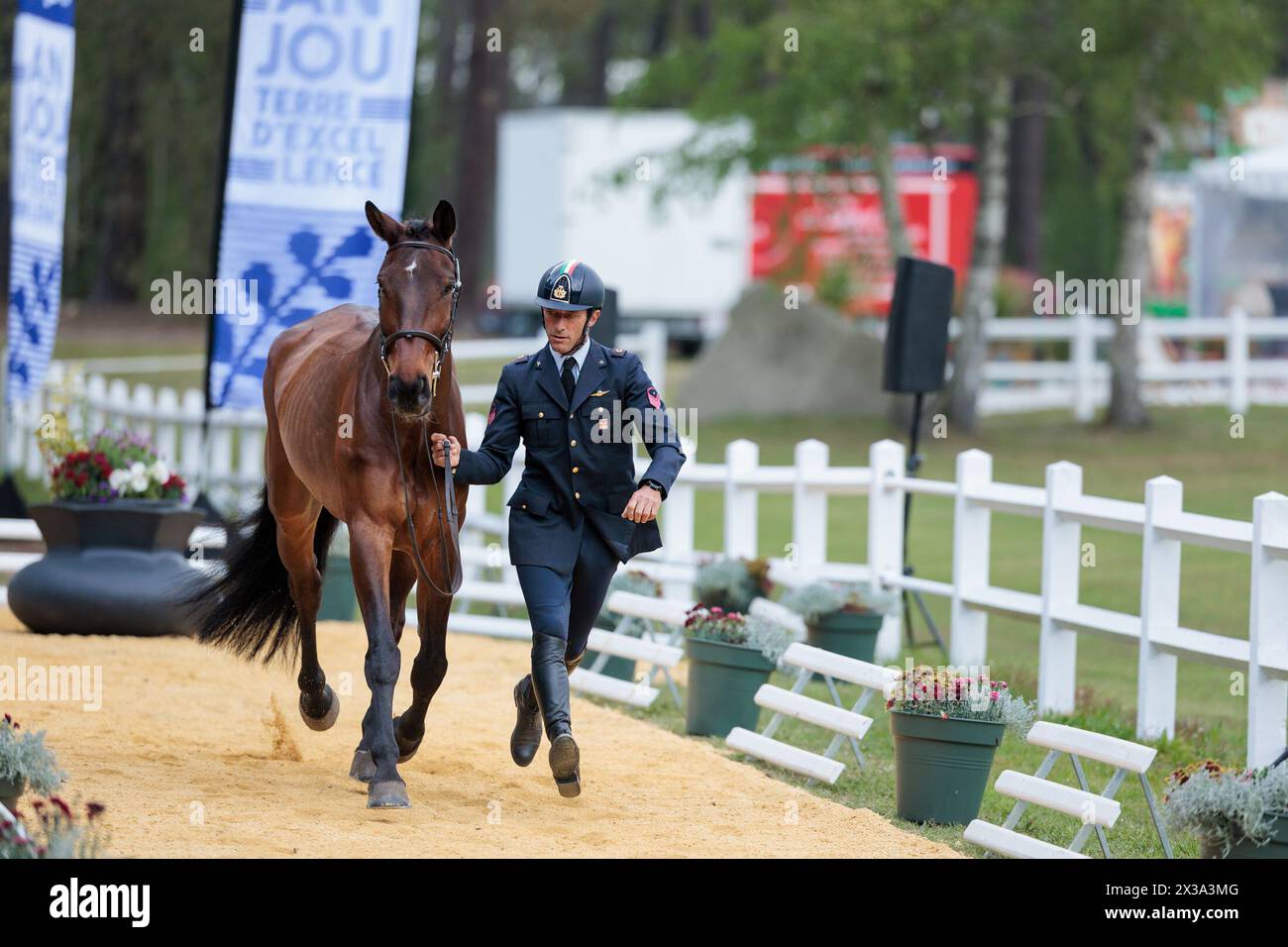 Fabio FANI CIOTTI of Italy with Bolt MCR during the first horse ...