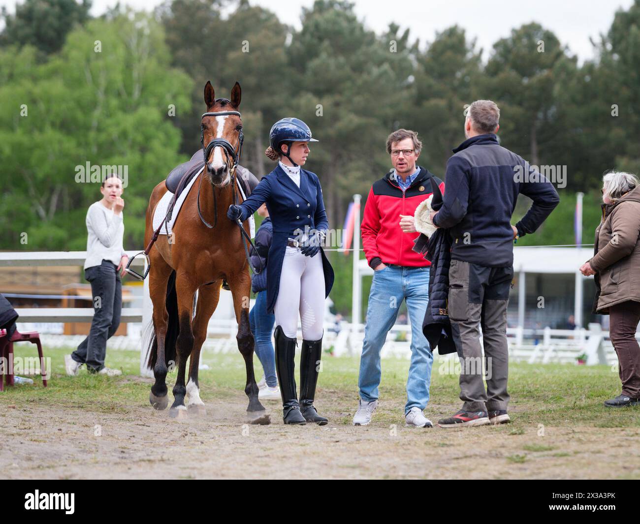 Tine MAGNUS of Belgium with Dizzy Van Het Lichterveld Z during the ...