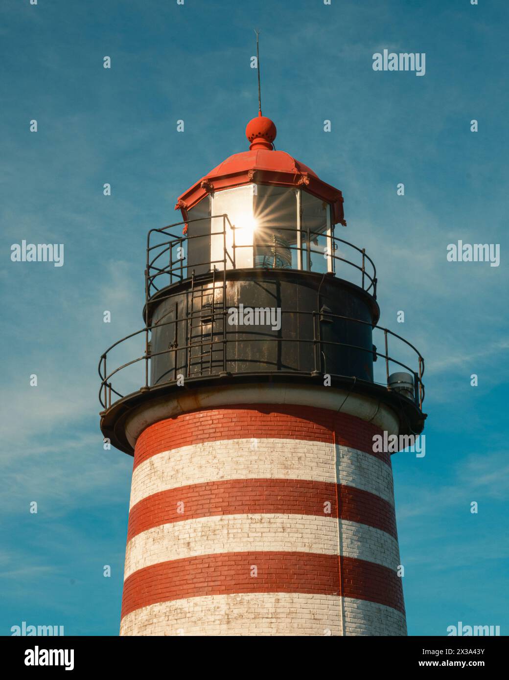 West quoddy head lighthouse hi-res stock photography and images - Alamy