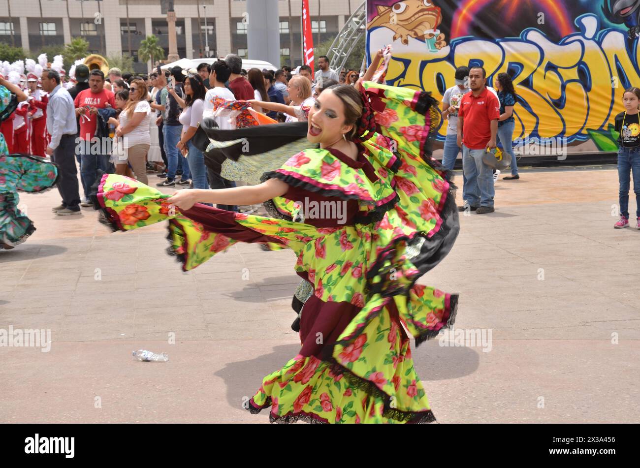 TORREON, COAHUILA, MEXICO; April 8 2024 torreon city festival on the ...