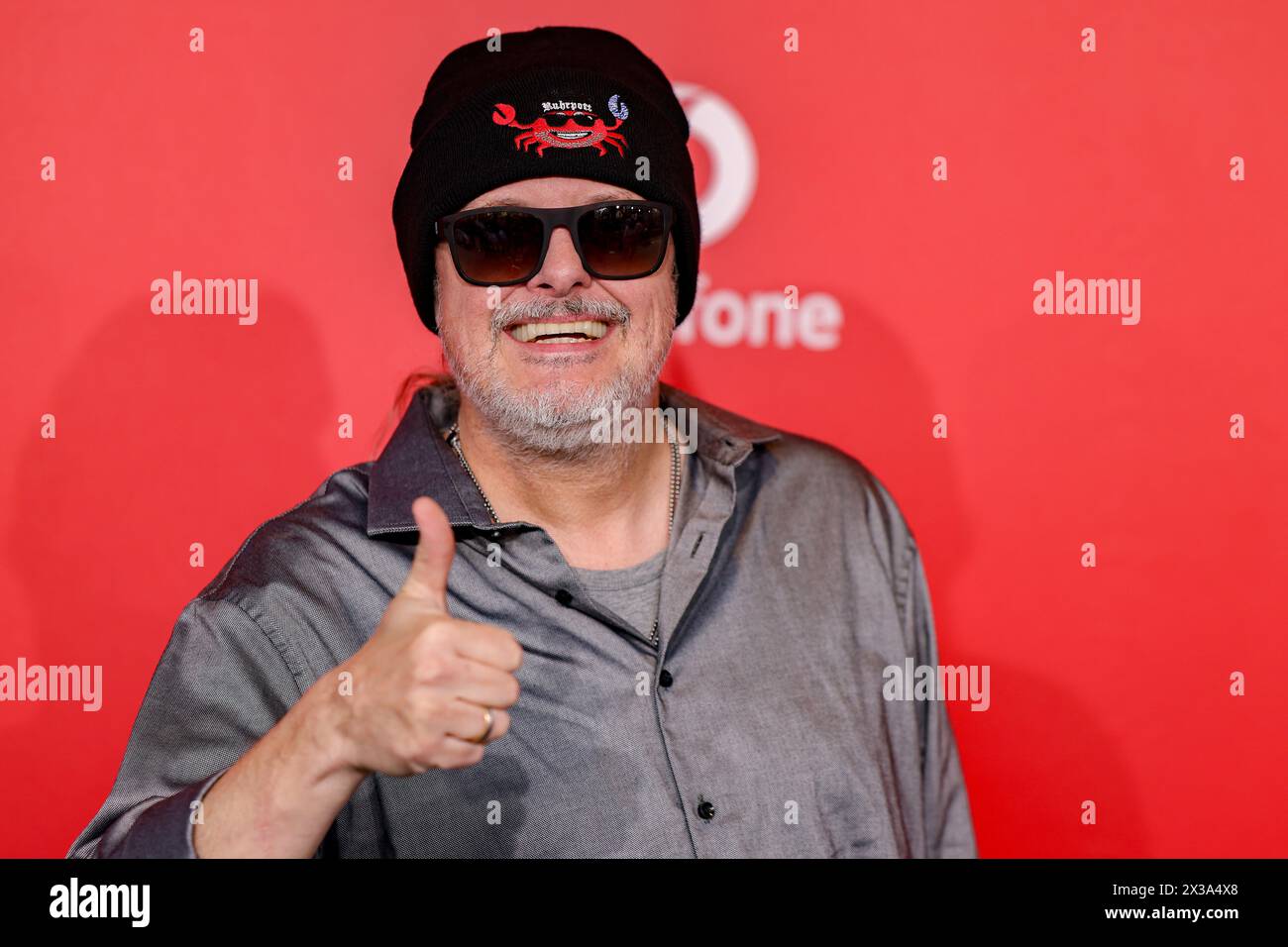 Duesseldorf, Germany. 25th Apr, 2024. Comedian Markus Krebs on the red ...