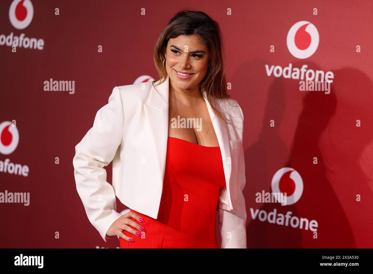 Duesseldorf, Germany. 25th Apr, 2024. Tanja Tischewitsch on the red ...