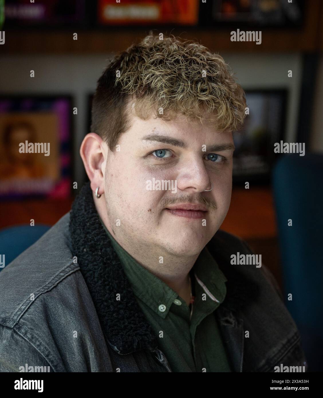 Berlin, Germany. 25th Apr, 2024. The singer Isaak Guderian ...