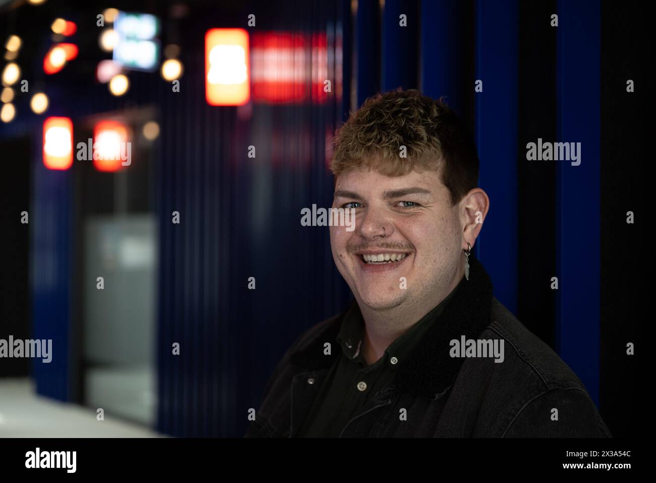 Berlin, Germany. 25th Apr, 2024. The singer Isaak Guderian ...