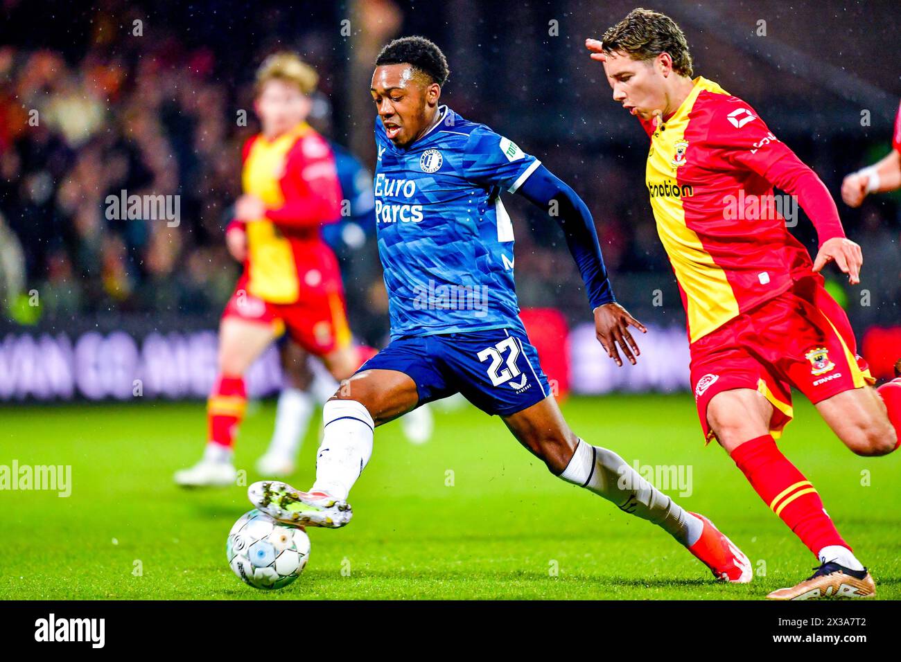 Deventer, Netherlands. 25th Apr, 2024. DEVENTER, Stadium Adelaarshorst, 25-04-2024, season 2023/ ...