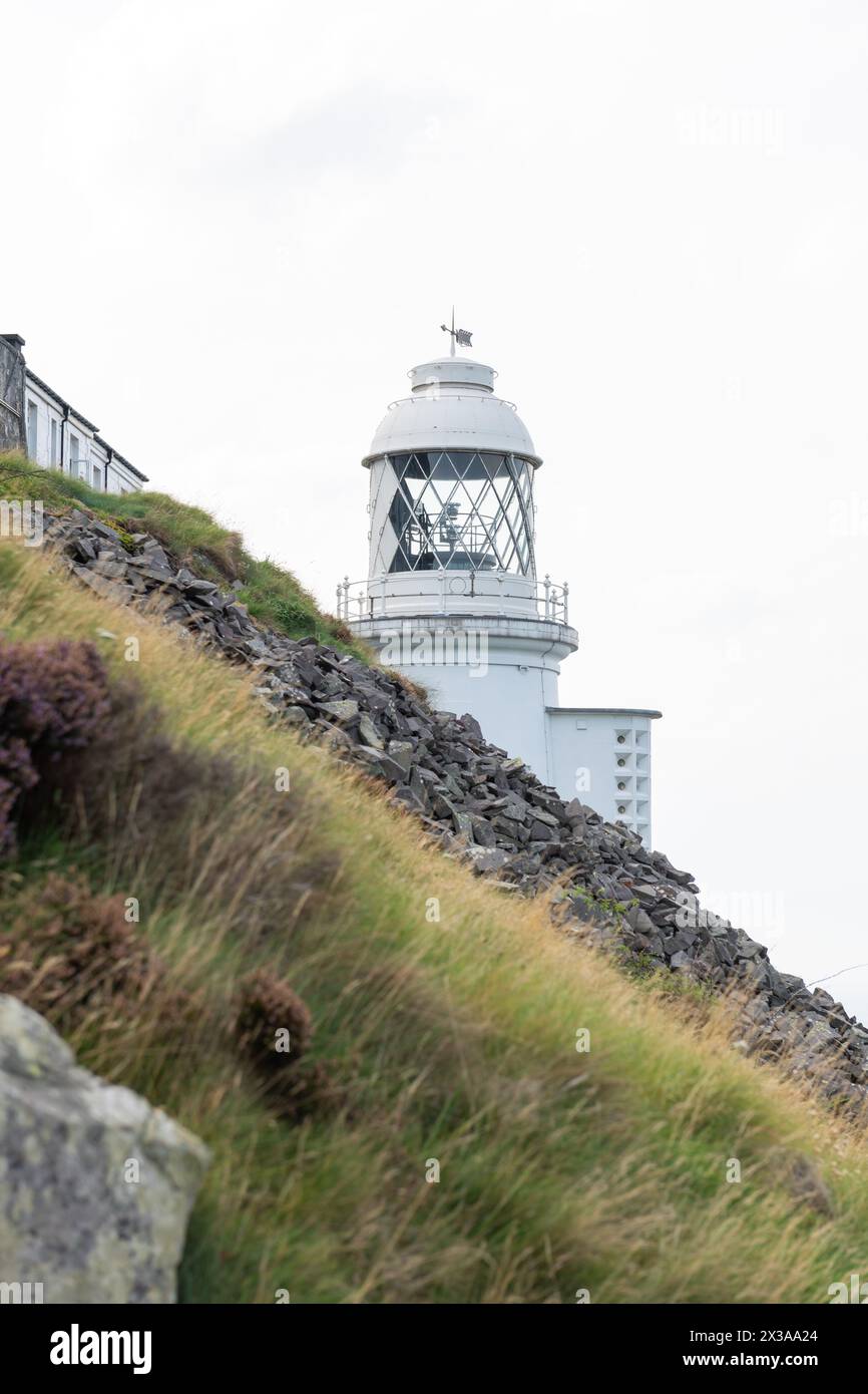 Photo of the Foreland lighthouse at Foreland Point on the north Devon ...