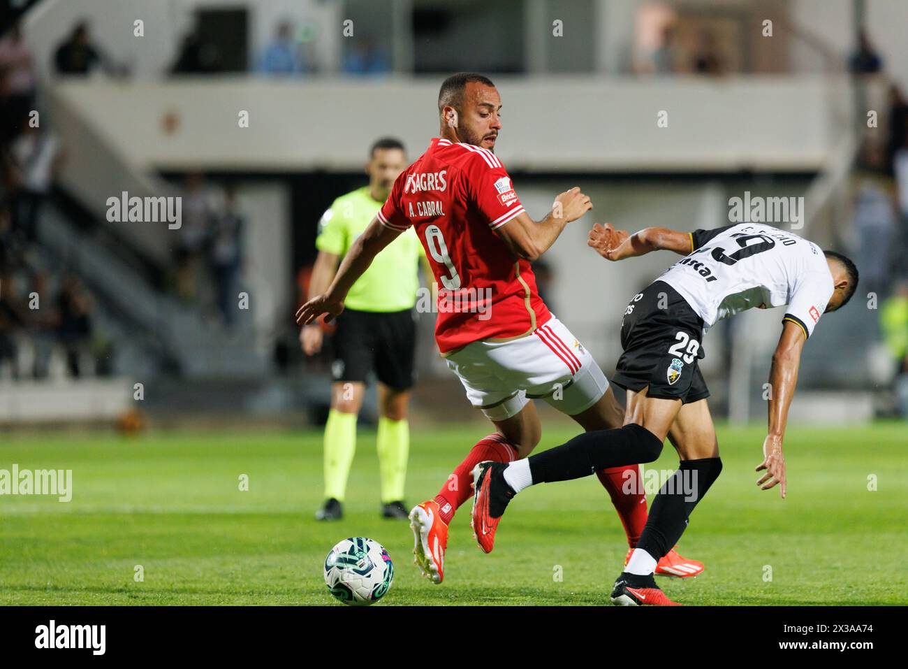 Artur Cabral, Claudio Falcao during Liga Portugal game between SC ...