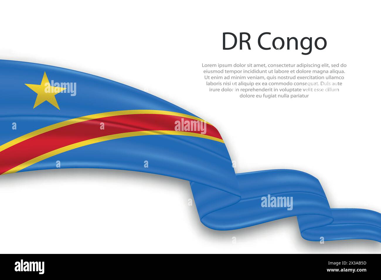 Congo flag in motion dynamic hi-res stock photography and images - Alamy