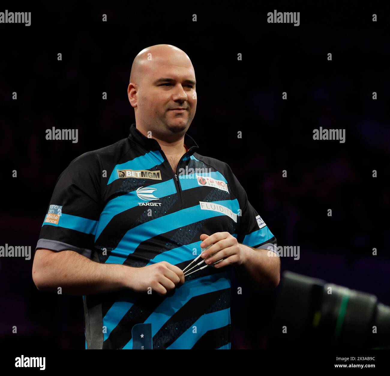 25th April 2024, M&S Bank Arena, Liverpool, England; 2024 PDC Premier ...