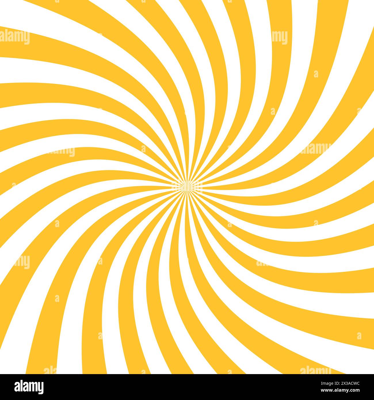 Yellow Sun rays background. Radial swirl abstract lines background ...