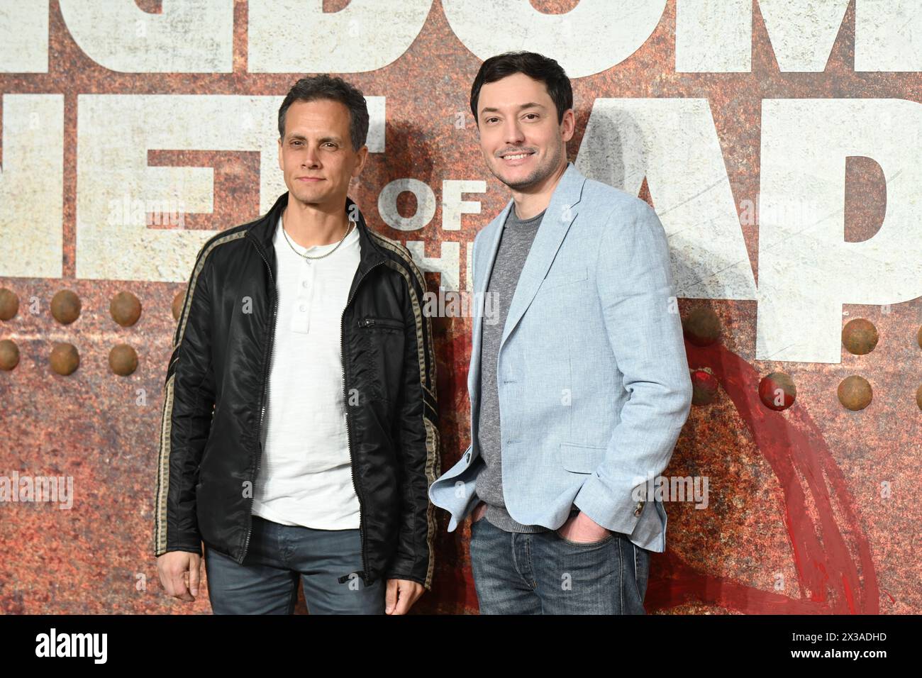 LONDON, ENGLAND - APRIL 25 2024: Joe Hartwick Jr. and Wes Ball attends ...