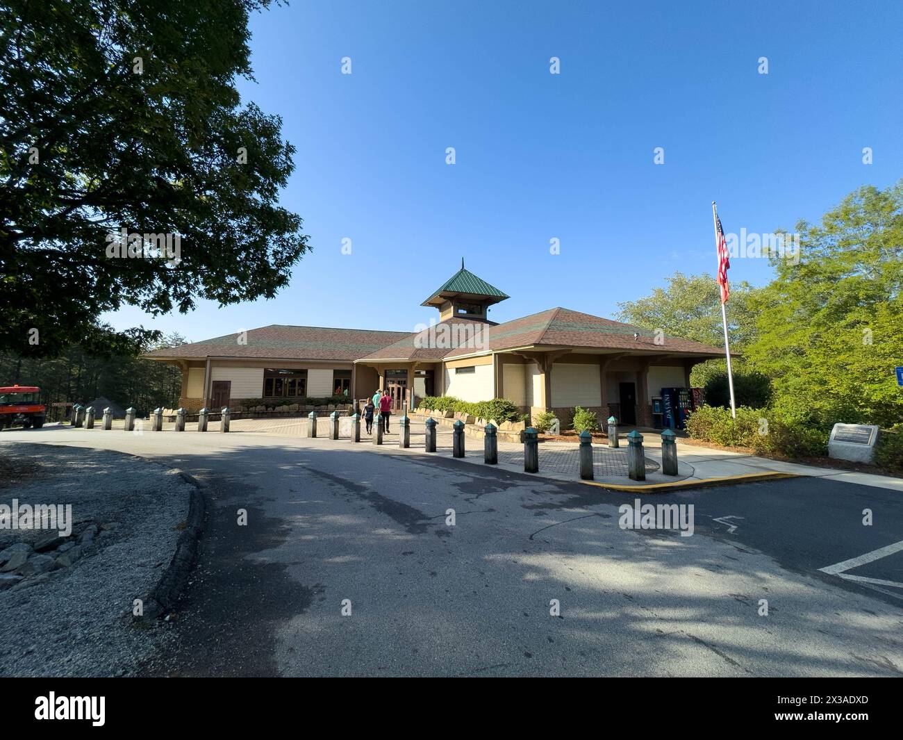 Tallulah Falls, GA USA - October 6, 2023: The Ranger Station at the ...