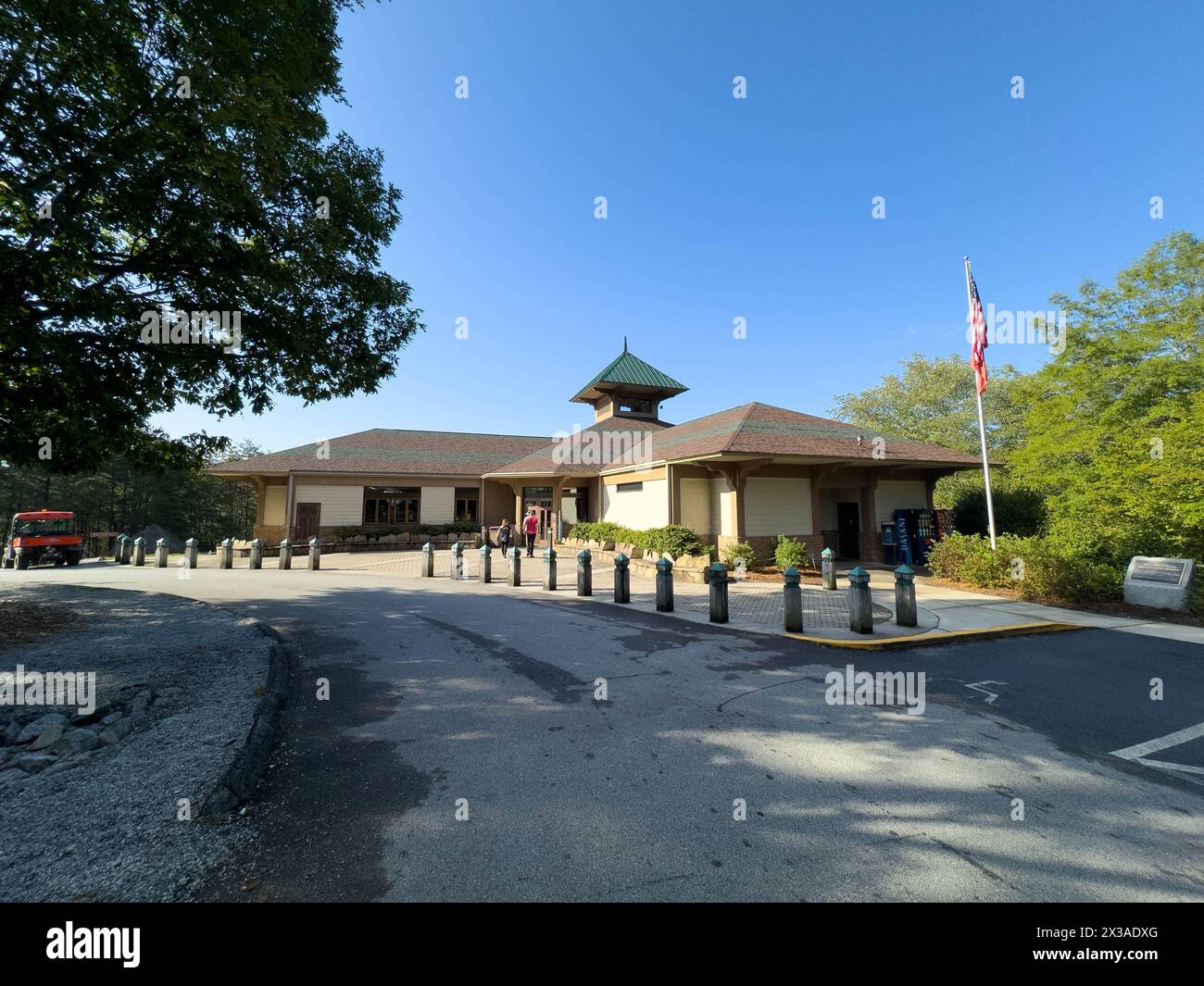 Tallulah Falls, GA USA - October 6, 2023: The Ranger Station at the ...