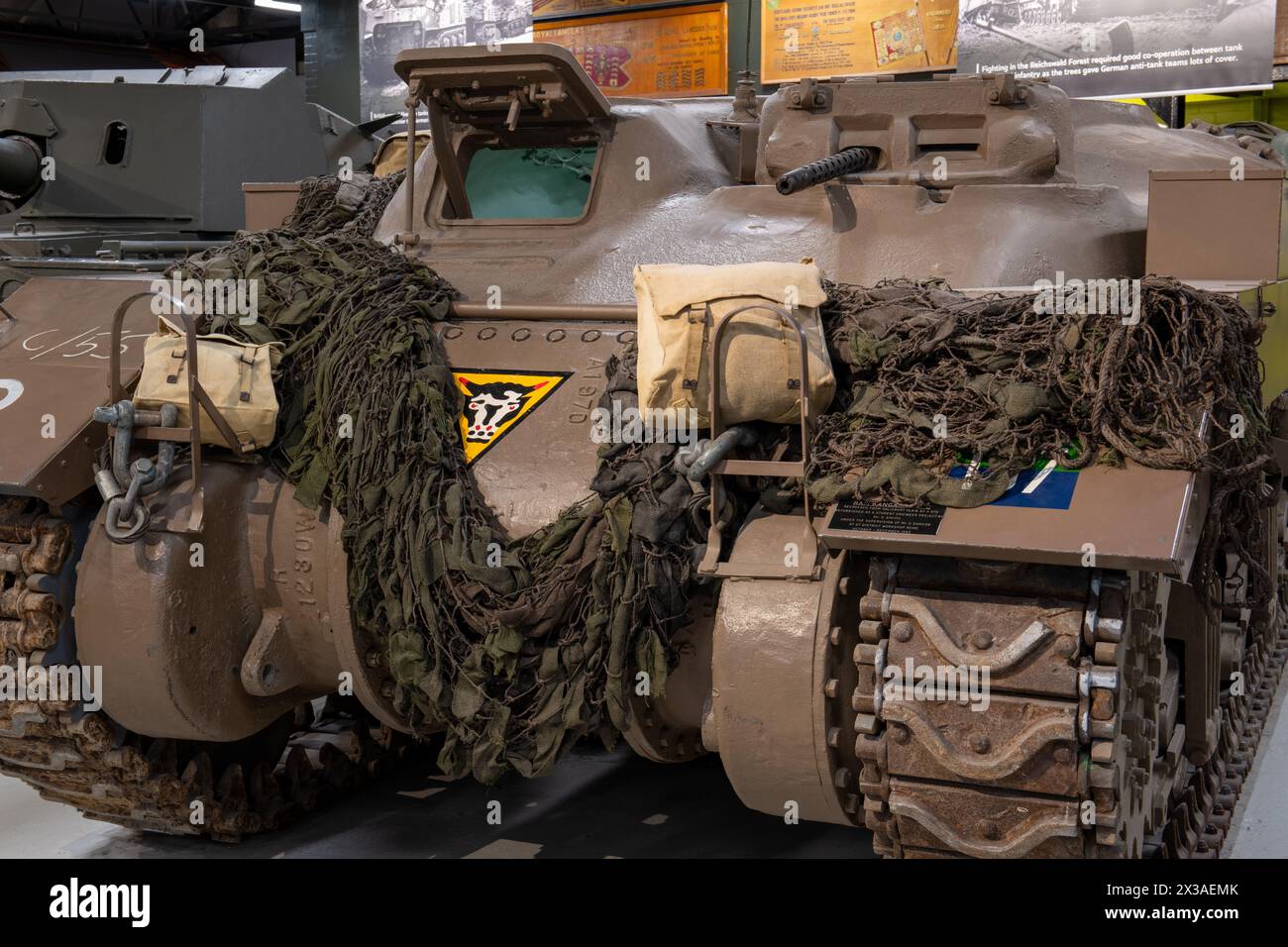 Bovington.Dorset.United Kingdom.February 25th 2024.A Ram Kangaroo ...