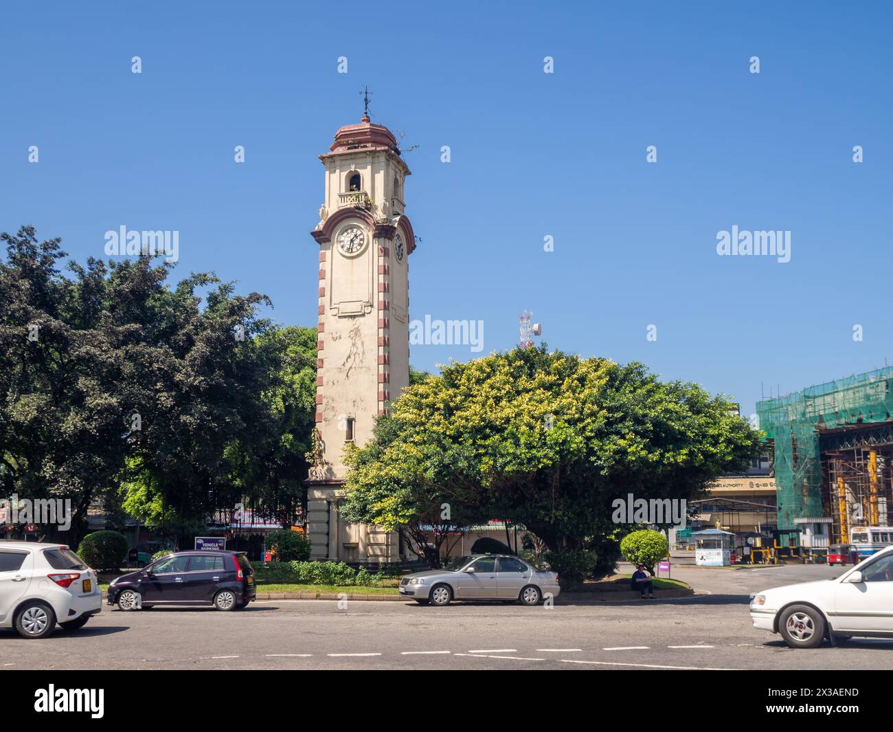 Colombo, Stri Lanka, Ceylon island: colonial clock tower Stock Photo ...