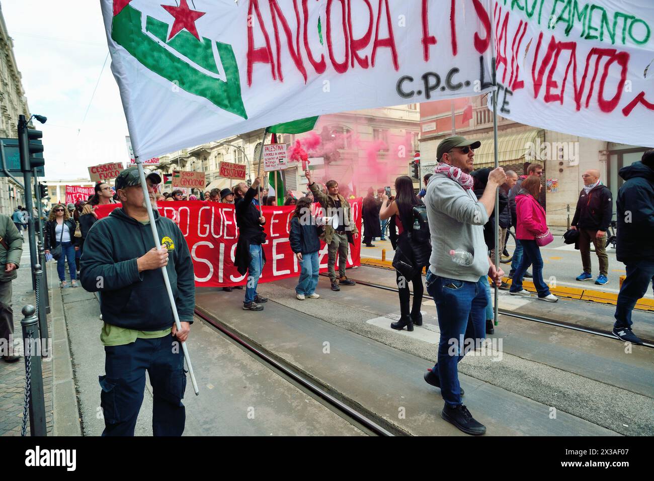 Padua, Italy, April 25th, 2024. Liberation Day. On the 79th aniversary ...