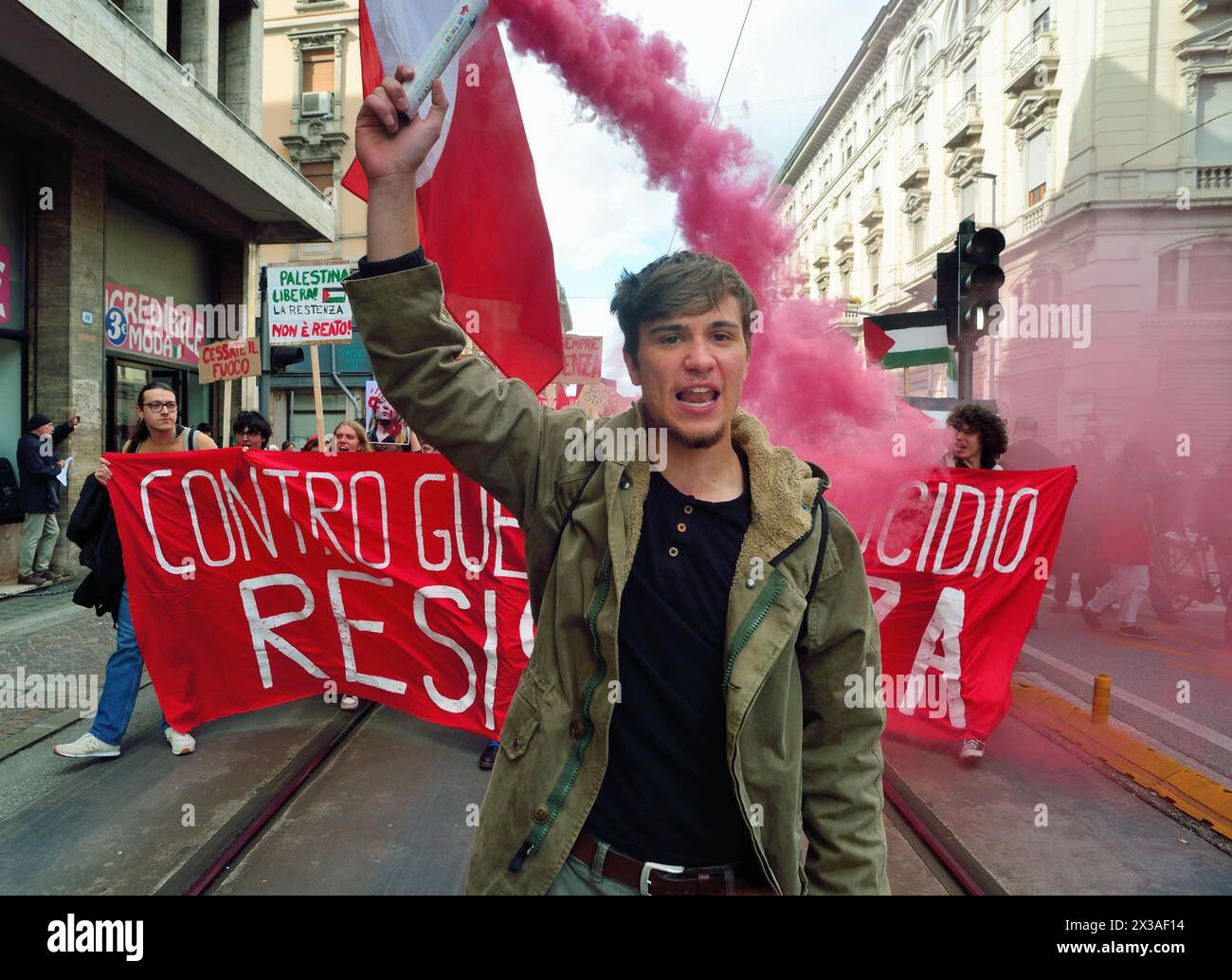 Padua, Italy, April 25th, 2024. Liberation Day. On the 79th aniversary ...