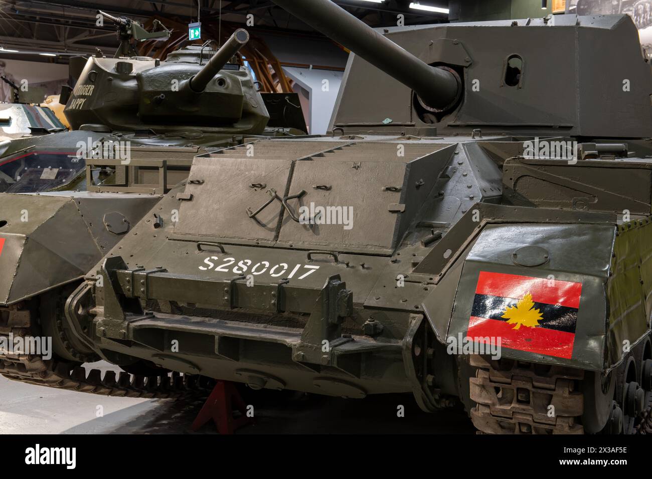 Bovington.Dorset.United Kingdom.February 25th 2024.A Valentine Archer ...