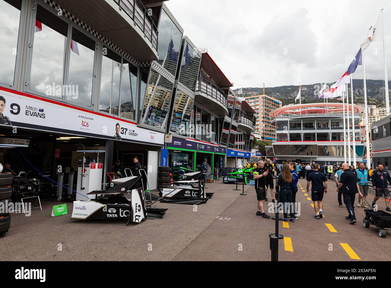 Paddock illustration during the 2024 Monaco ePrix, 6th meeting of the ...