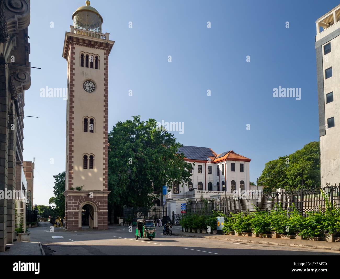 Colombo, Stri Lanka, Ceylon island: colonial clock tower Stock Photo ...