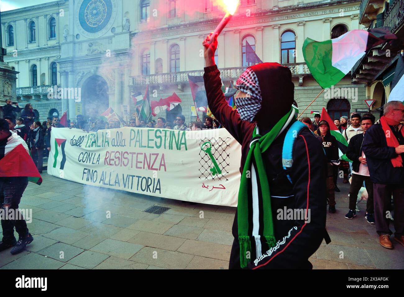 Padua, Italy, April 25th, 2024. Liberation Day. On the 79th aniversary ...