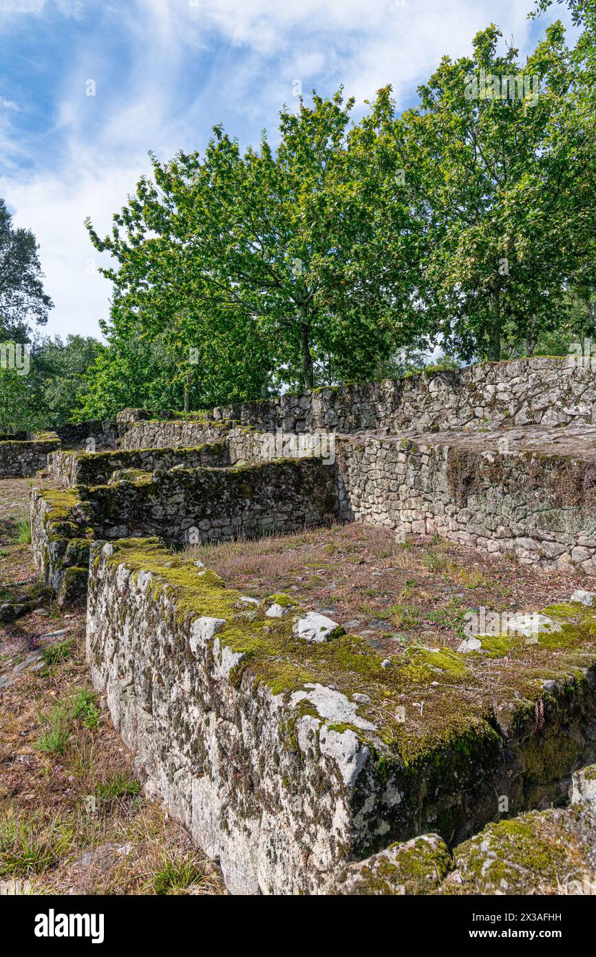 Overview of the ruins of a residential core of the acropolis of the ...
