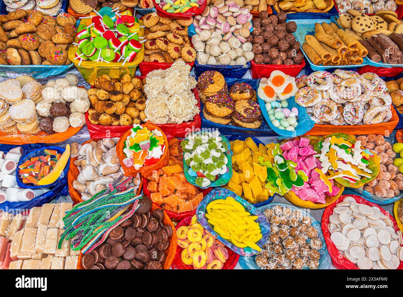 Sweets in a wide variety of flavors, shapes, colors and traditional ...