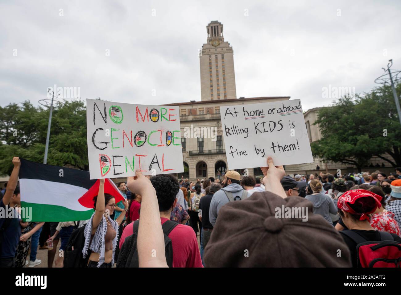 University of Texas at Austin students, faculty and others rally for ...
