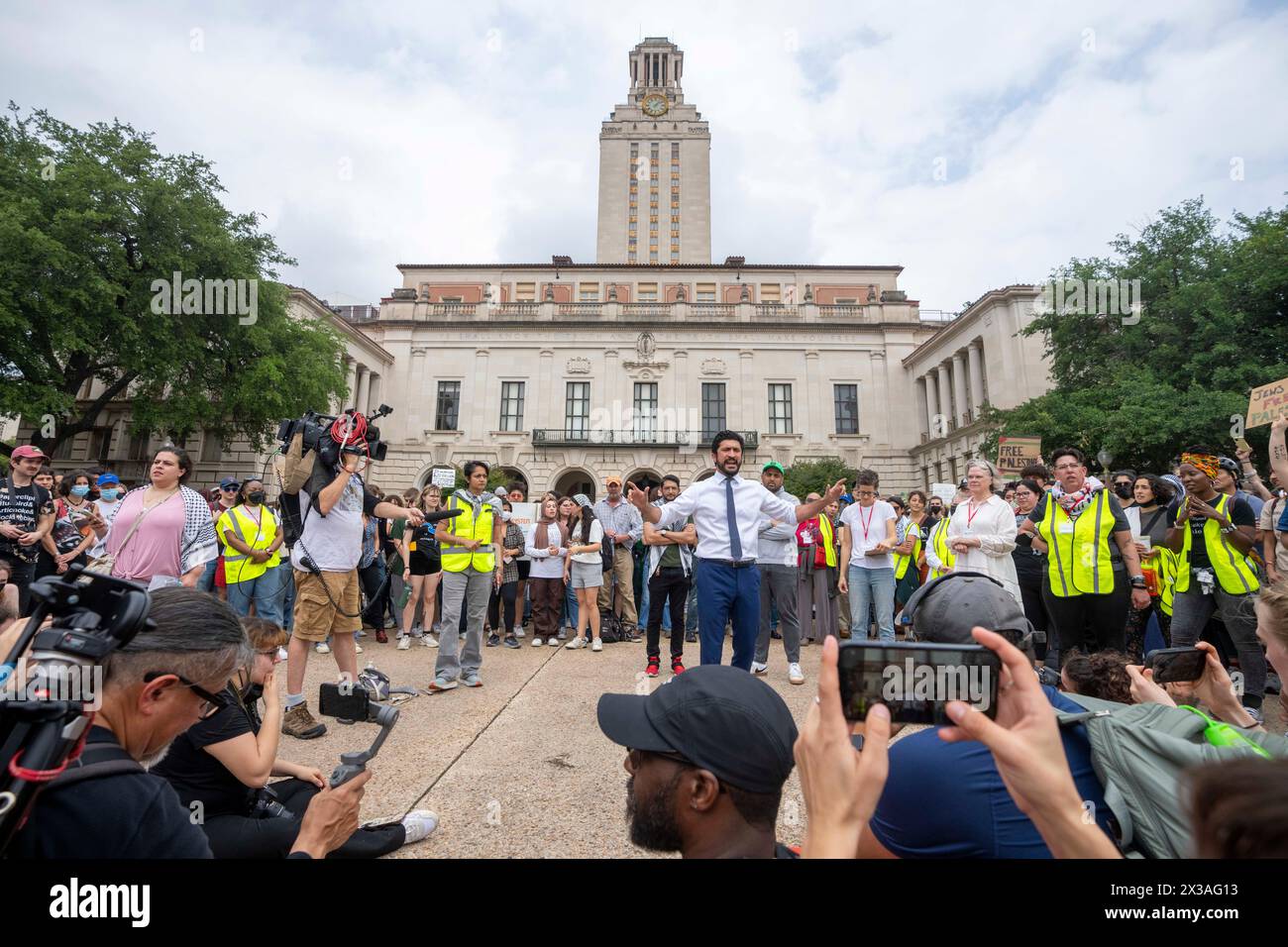 Austin Texas USA, April 25 2024: Congressman GREG CASAR (D-Austin ...