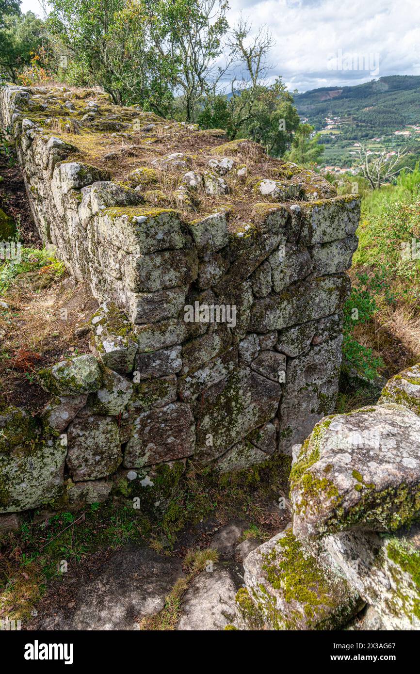 Overview of the ruins of a residential core of the acropolis of the ...