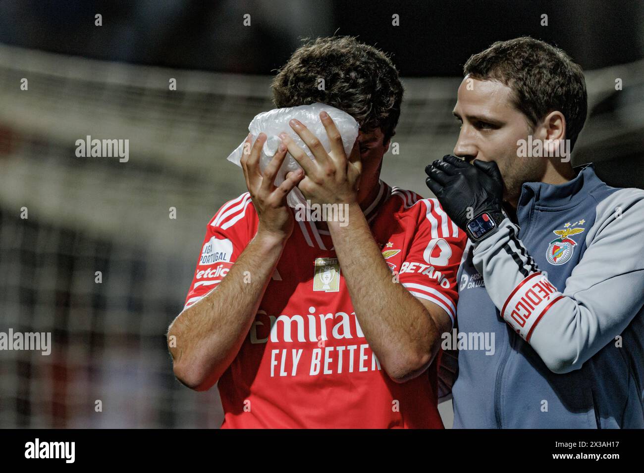 Joao Neves during Liga Portugal game between SC Farense and SL Benfica ...