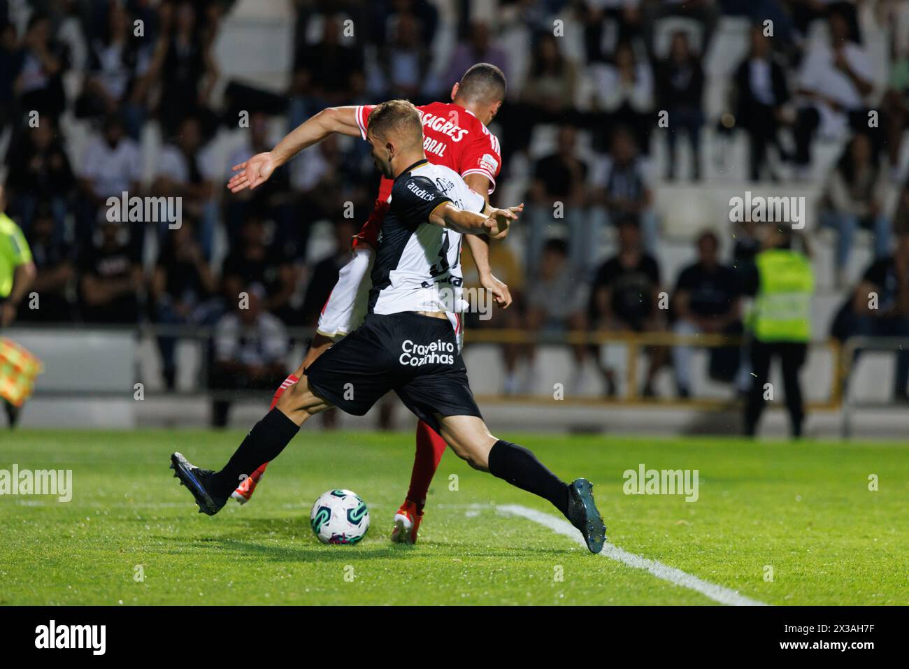 Arthur Cabral scores goal during Liga Portugal game between SC Farense ...