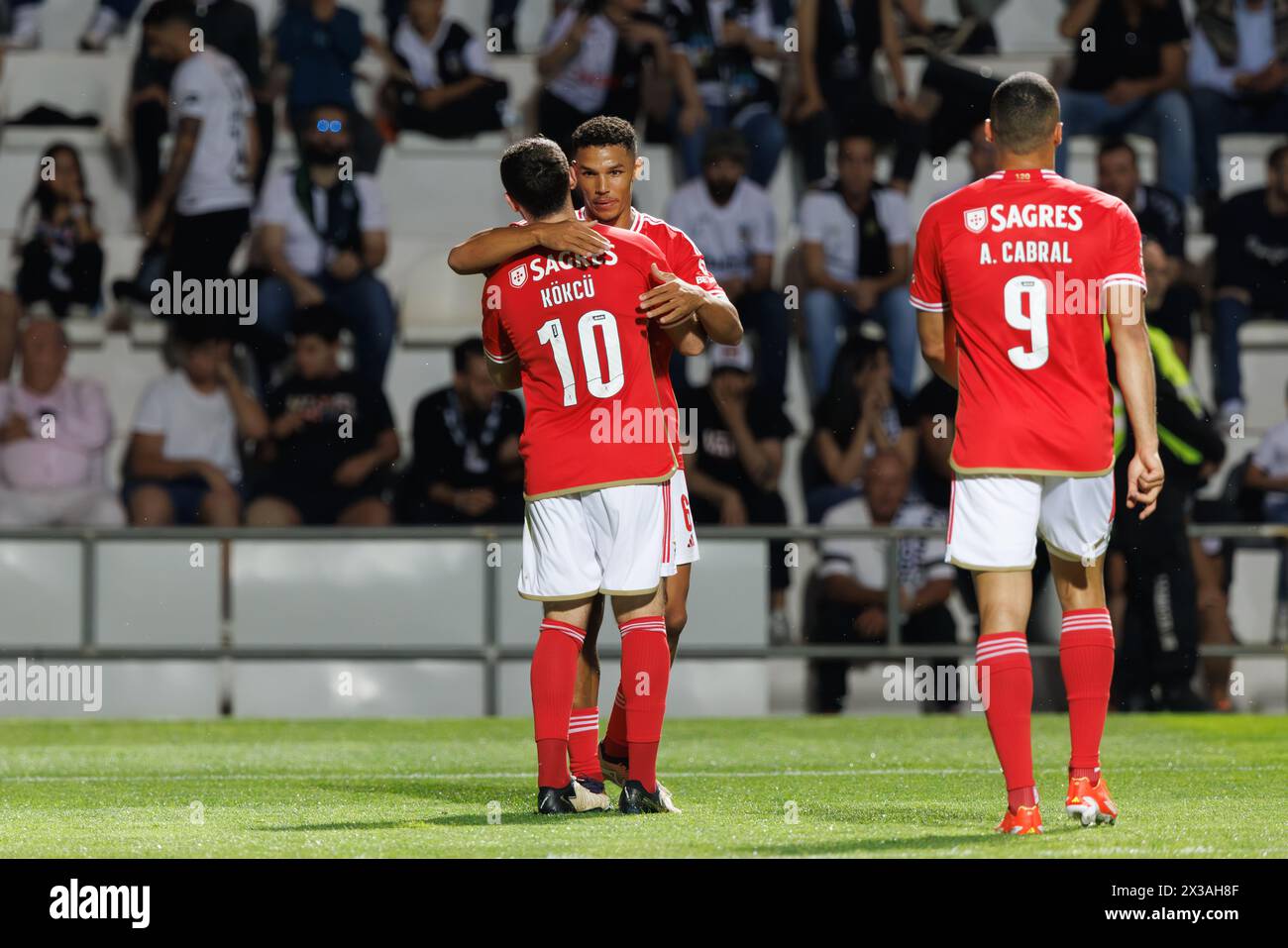 Orkun Kokcu celebrates after scoring goal during Liga Portugal game ...