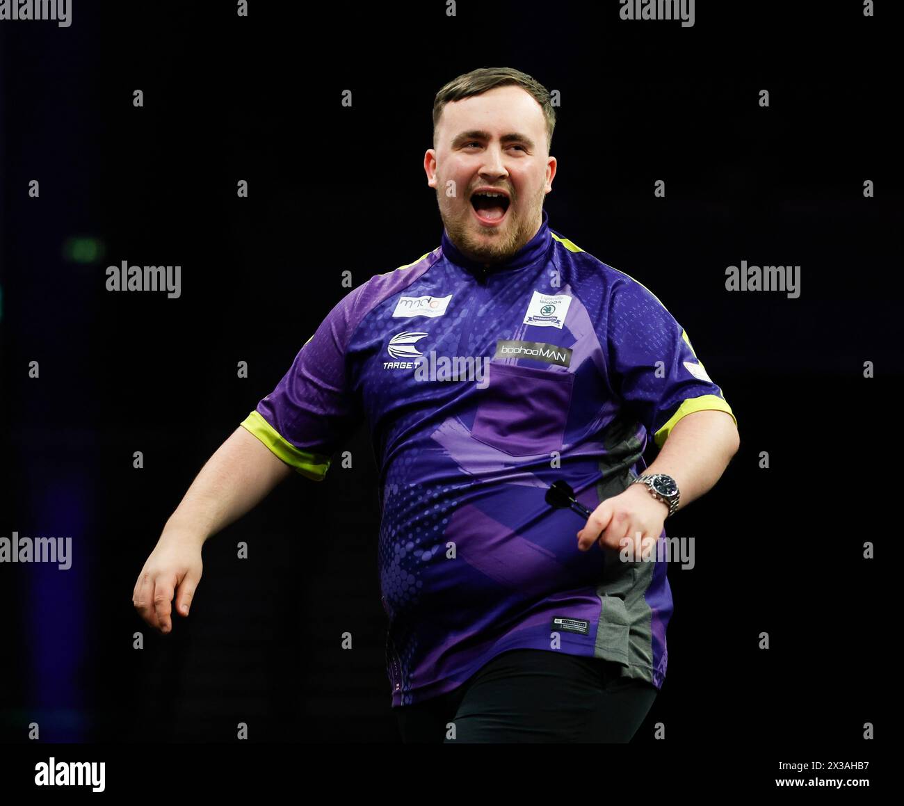 25th April 2024, M&S Bank Arena, Liverpool, England; 2024 PDC Premier ...