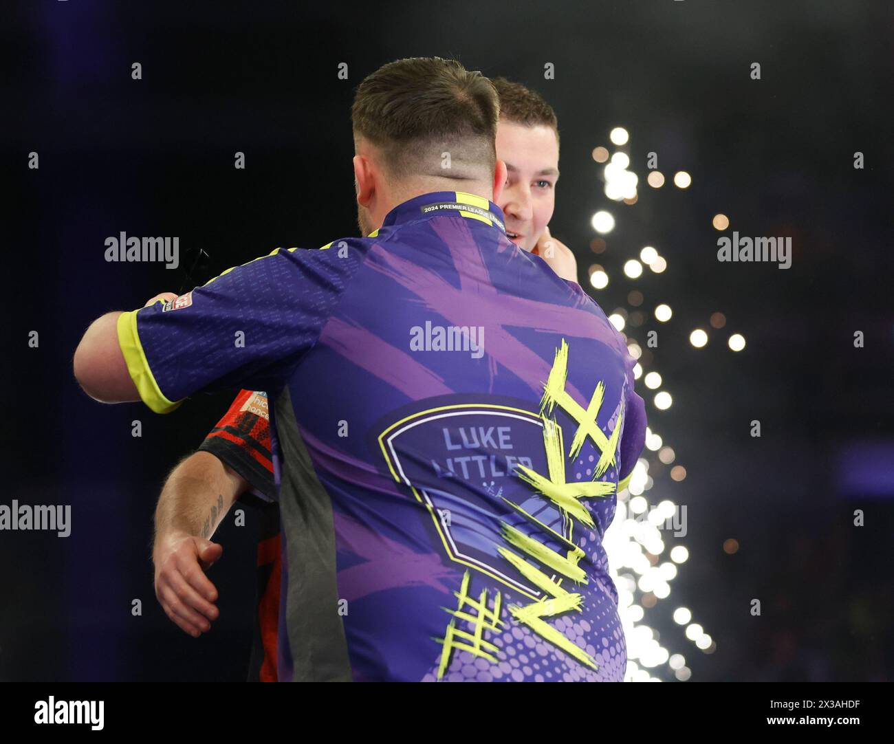 25th April 2024, M&S Bank Arena, Liverpool, England; 2024 PDC Premier League Darts Liverpool ...