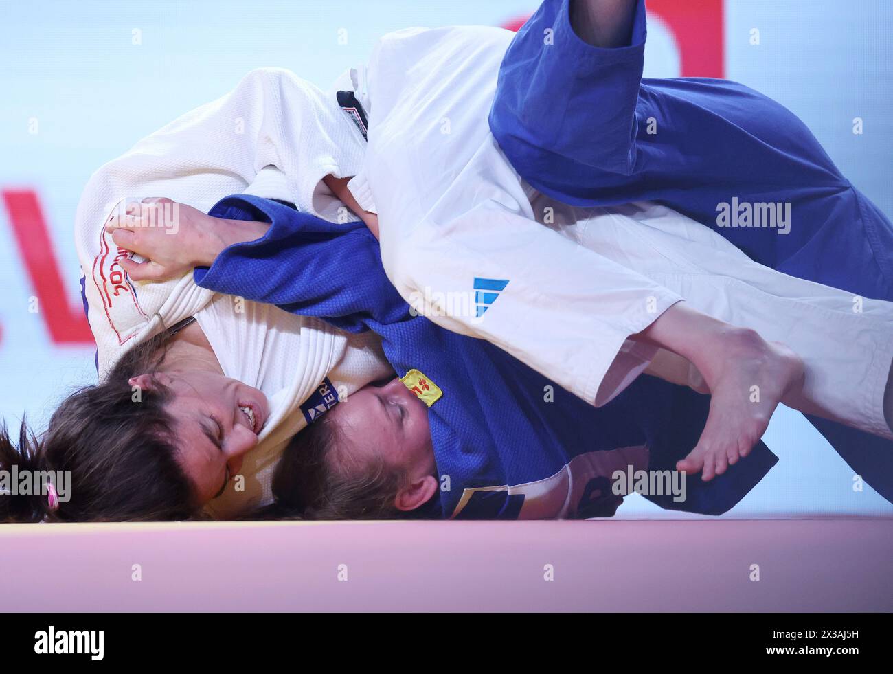 Zagreb, Croatia. 25th Apr, 2024. Timna Nelson Levy and Pauline Starke ...