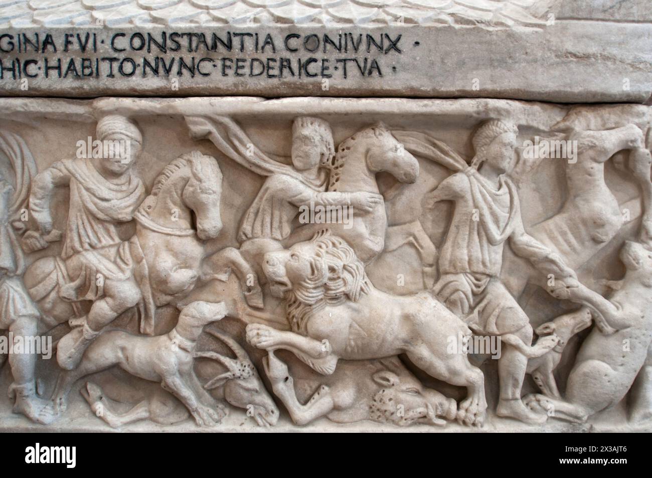 The burial site of Costanza, Fredick the second mother (in Palermo ...