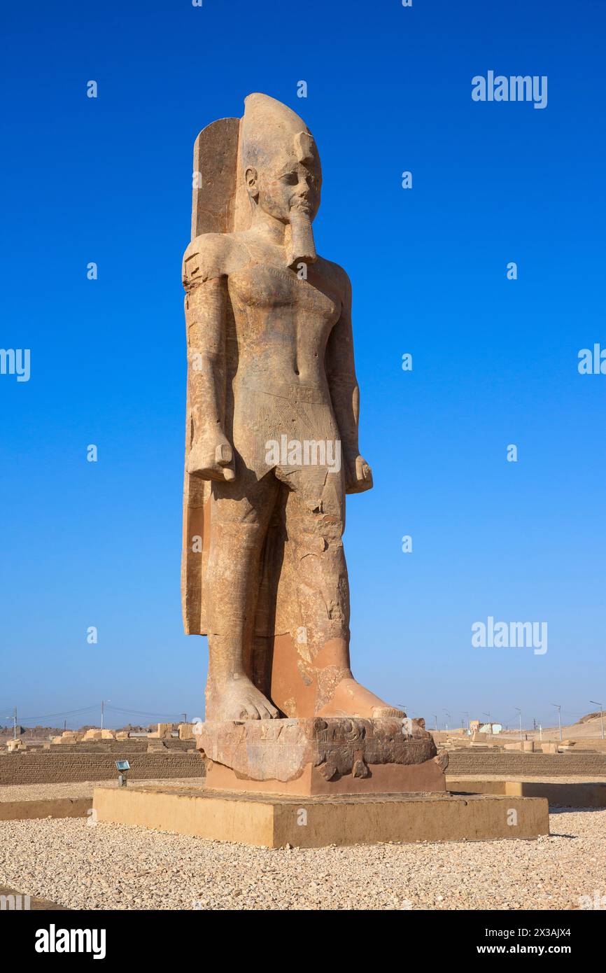 A colossal statue of Merneptah, the fourth pharaoh of the Nineteenth ...