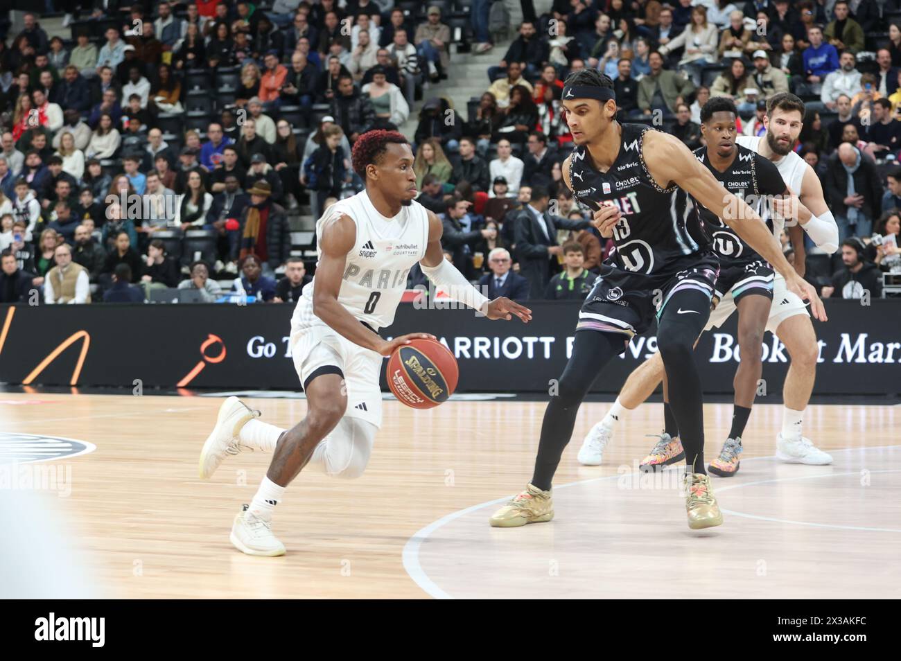 Paris, France. 24th Apr, 2024. TJ SHORTS and Neal SAKO during the Paris ...