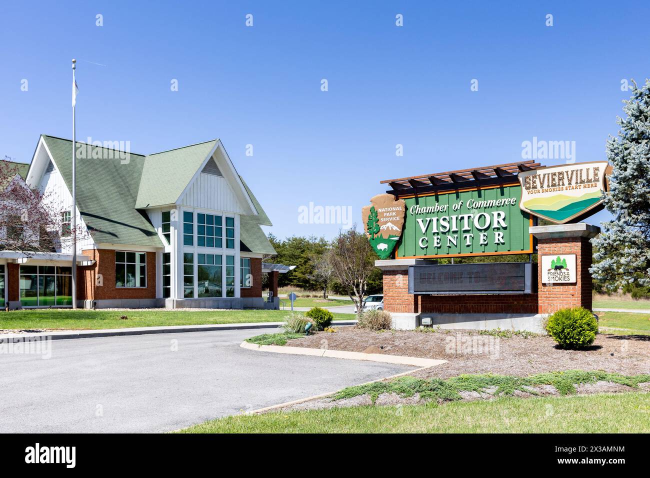 The Sevierville Visitor Center is a building for visitors to get more ...