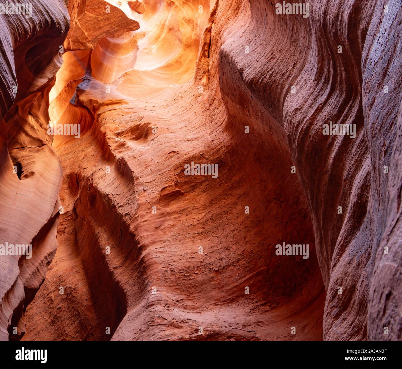 Beautiful and Colorful Slot Canyons of Antelope Canyon X Stock Photo ...