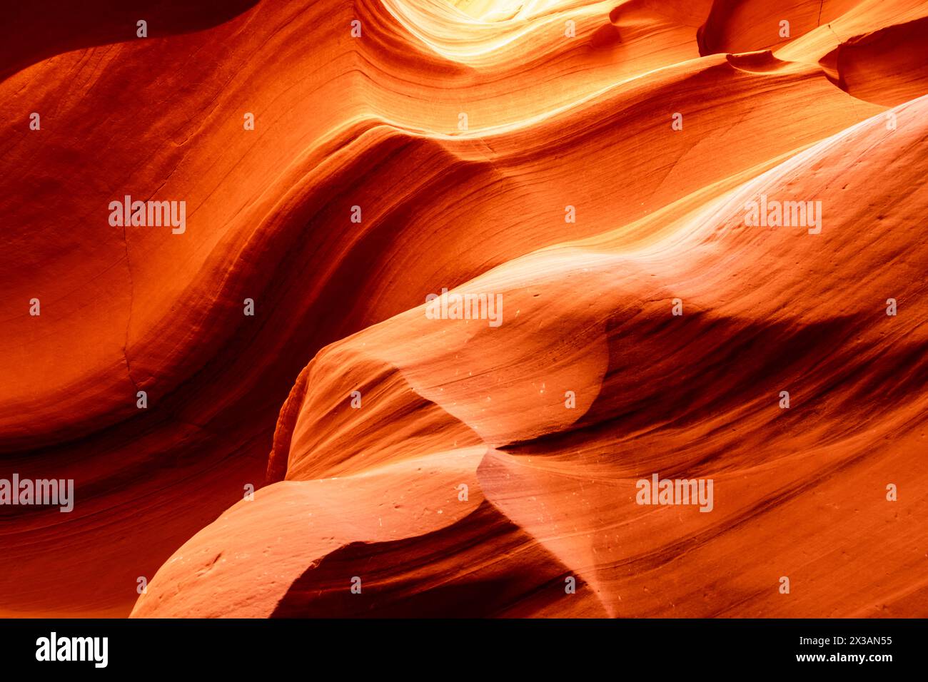 Beautiful and Colorful Slot Canyons of Antelope Canyon X Stock Photo ...