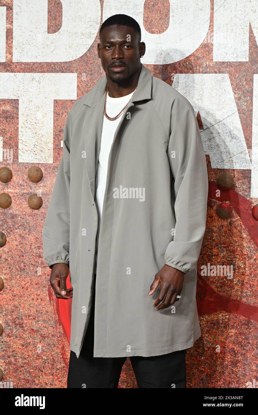 LONDON, ENGLAND - APRIL 25 2024: Richard Riakporhe attends the Kingdom ...