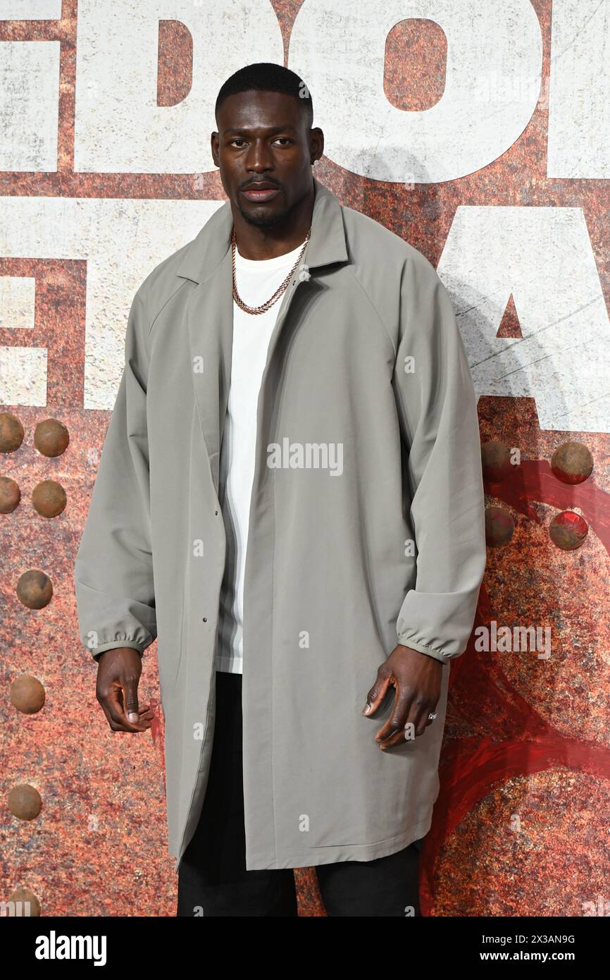 LONDON, ENGLAND - APRIL 25 2024: Richard Riakporhe attends the Kingdom ...