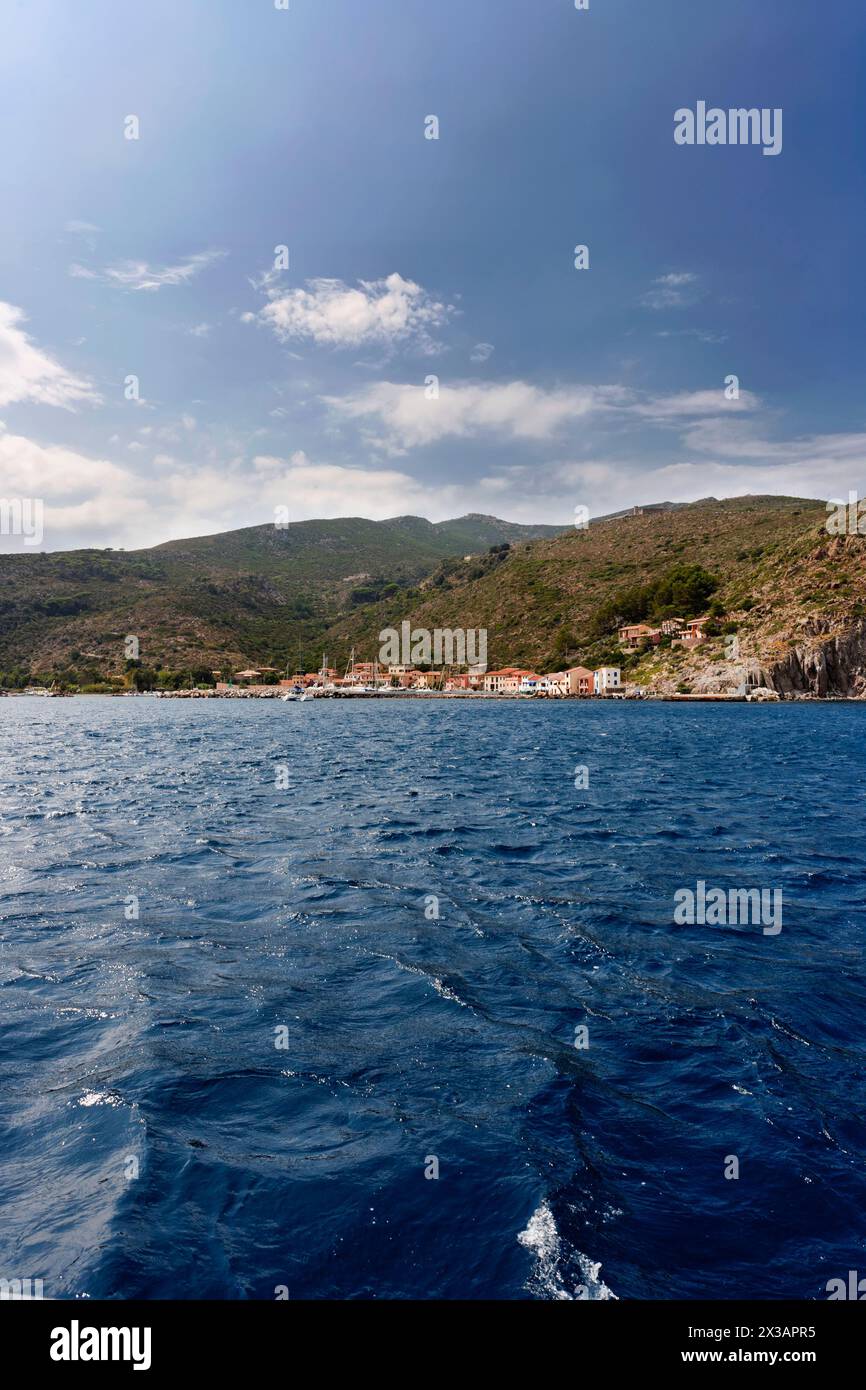 Italy, Tirrenian sea, Tuscanian islands, Capraia island, view of the ...