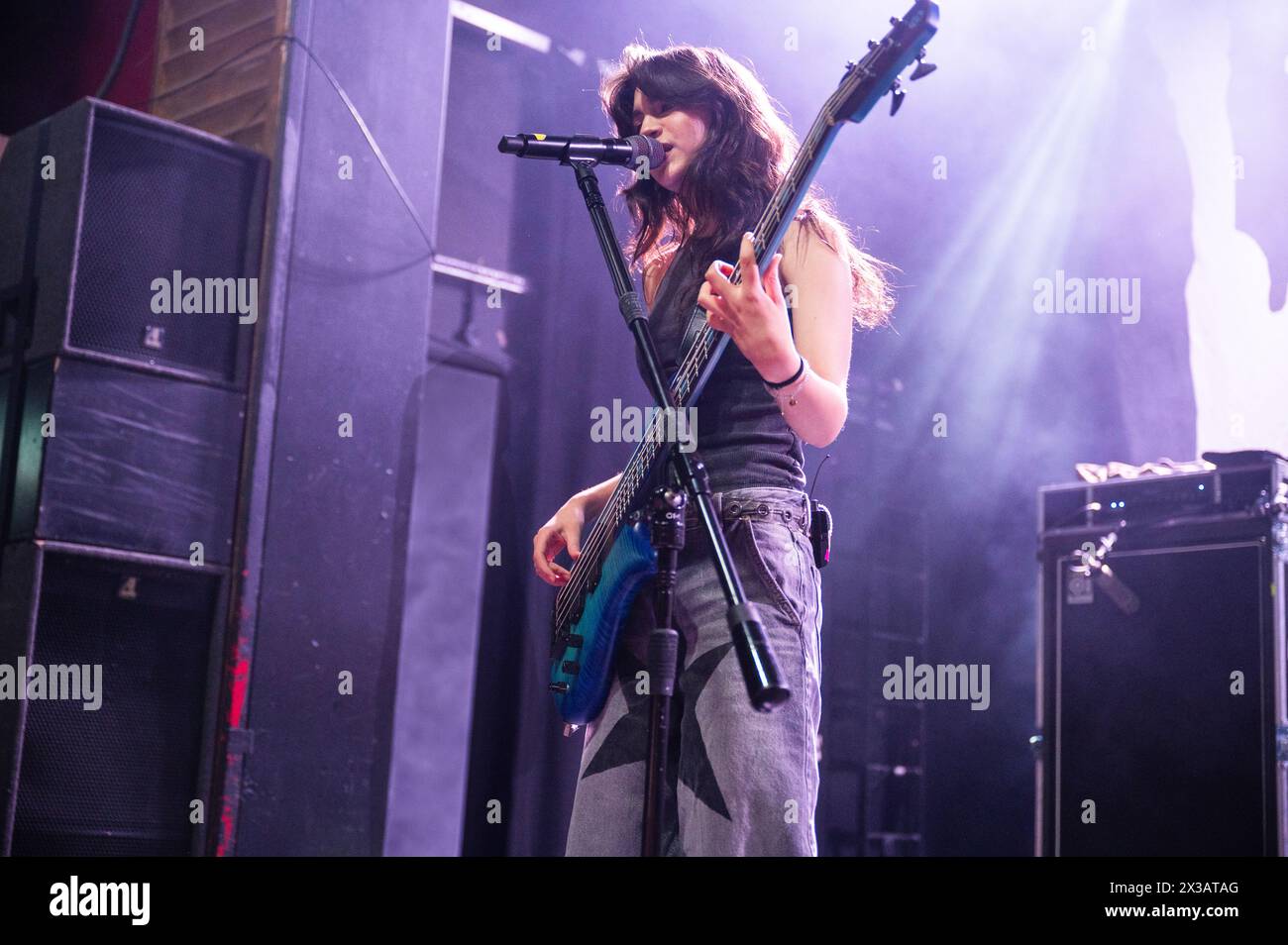Manchester, UK. 25th April 2024. Mexican sisters, Daniela Villarreal ...