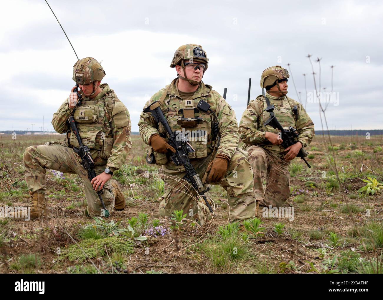 U.S. Army Infantryman, part of 2nd Squadron, 2nd Cavalry Regiment ...