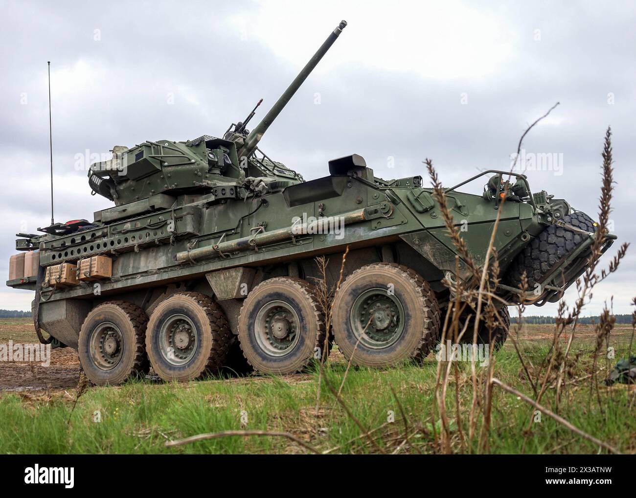 A U.S. Army armored personnel vehicle, infantry fighting vehicle ...