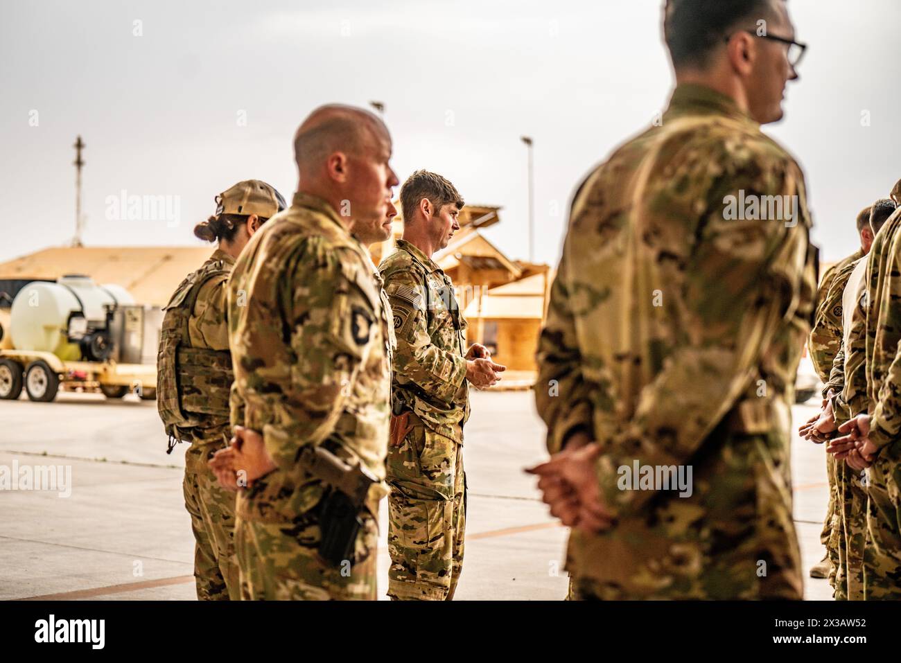 Paratroopers assigned to the 82nd Combat Aviation Brigade, 82nd ...