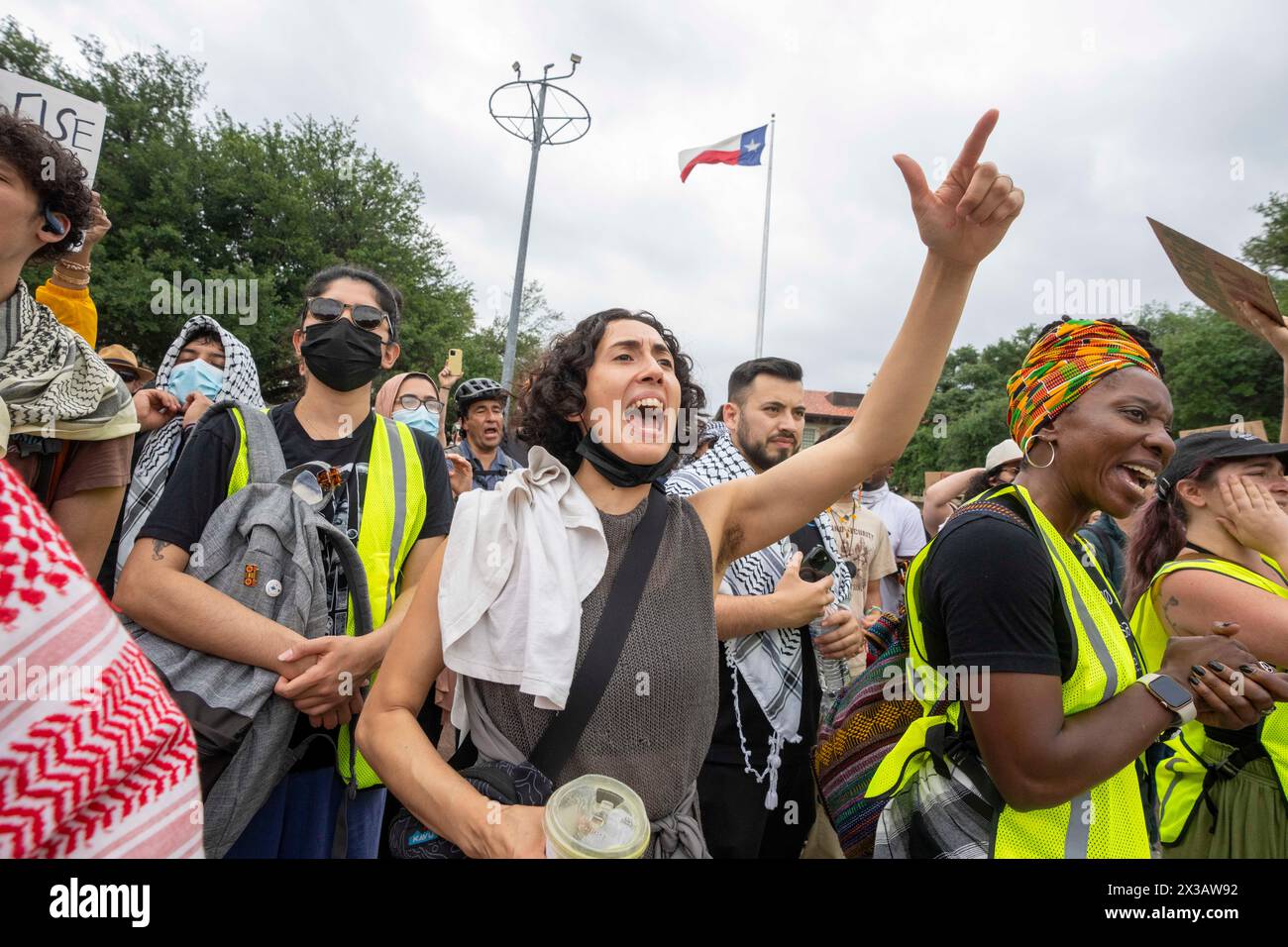 Pro palestine protests texas 2024 hi-res stock photography and images ...